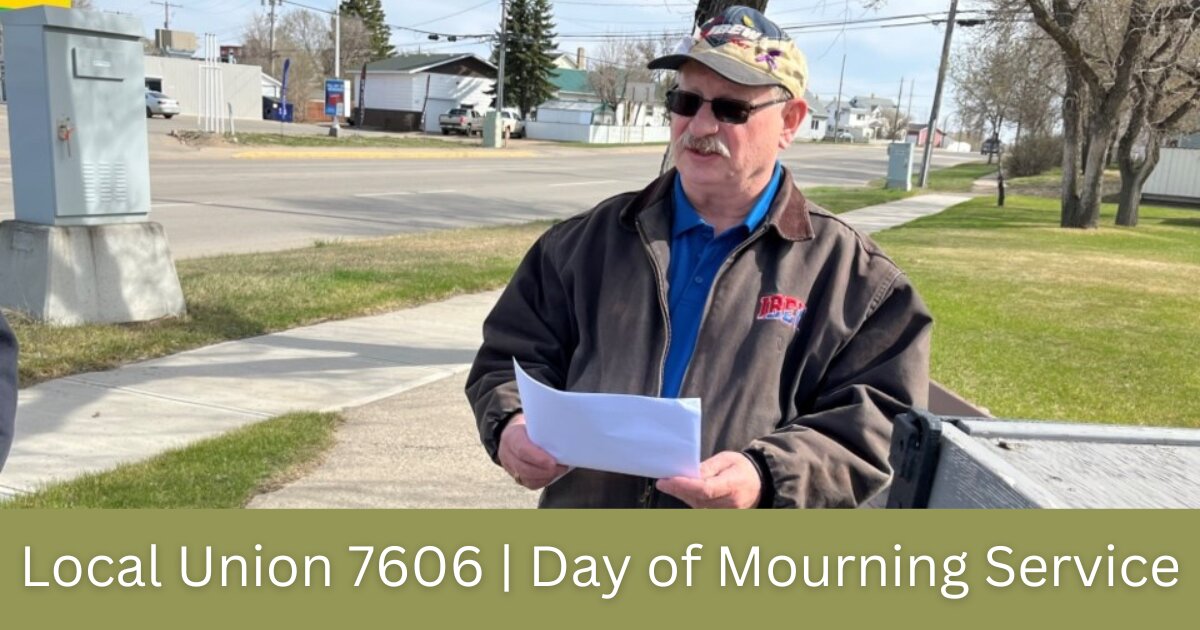 Day of Mourning Service in Estevan, a Chance to Reflect - United Mine ...