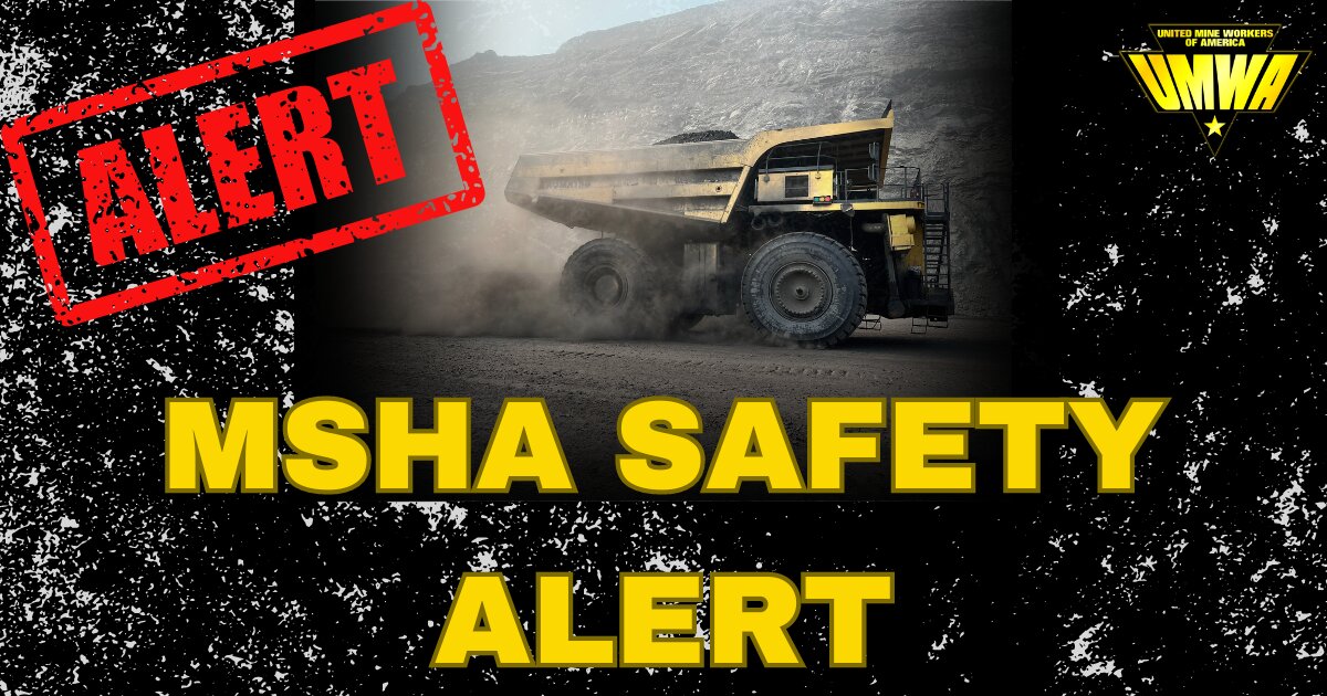MSHA Safety Alert: Tire Explosion During Equipment Fire - United Mine ...