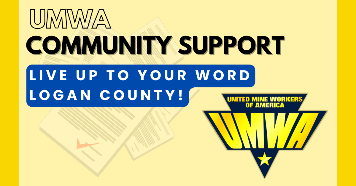 UMWA Resolution: Justice for Logan County Commission Office Employees ...